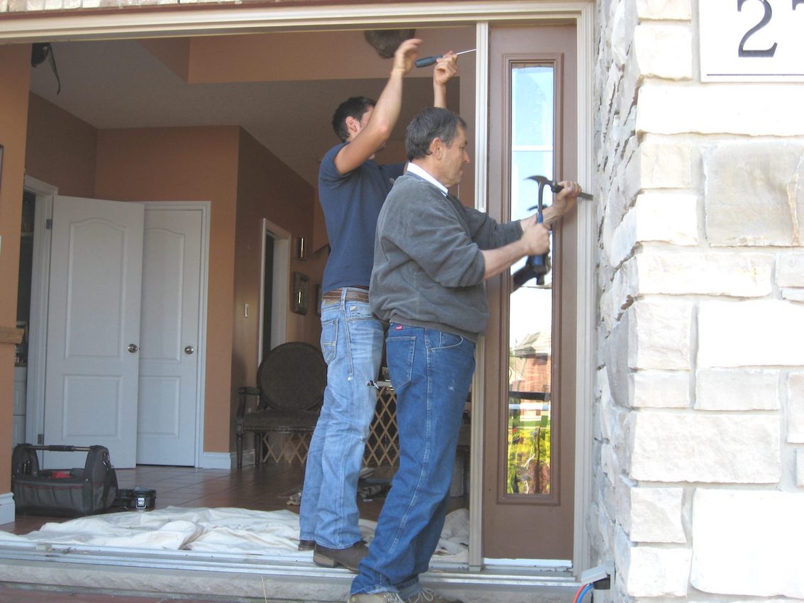 Front Entry Door Installation Strathroy Ontario - Stephenson Windows ...